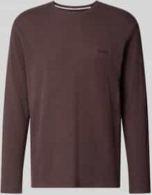 HUGO BOSS Regular Fit Langarmshirt aus Baumwoll-Mix