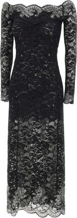 Paco Rabanne Femme, Robes, Noir, Taille: 34 FR Long Dress in Lace