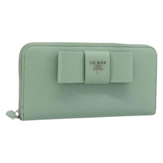 Prada Pre-owned Vintage Wallet - - Pre-owned - Damen - Gr&uuml;n - ONE SIZE