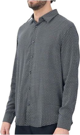 A|X Armani Exchange Homme, Chemises, Noir, Taille: M Casual Shirt