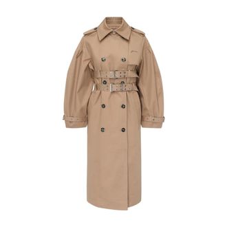 Ganni Damen, M&auml;ntel, Beige, SGr&ouml;&szlig;e