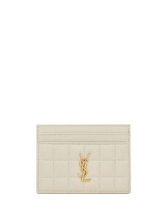 Saint Laurent Cassandre Kartenetui - Wei&szlig;