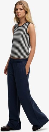 Superdry Essential - Pantalon de jogging ample &agrave; logo - Bleu marine profond