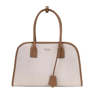 Prada Ledertasche - - Bags - Damen - Beige - ONE SIZE