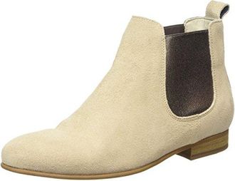 Tommy Jeans Femme G1385enny 5b Bottines Chelsea, Beige Sable Blanchi 122, 41 EU