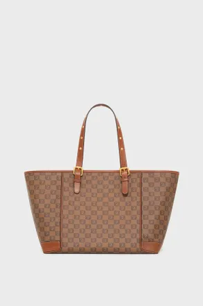 Gerard Darel Cabas en toile enduite monogramm&eacute;e et cuir - SIMPLE BAG