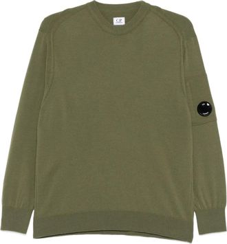 C.P. Company pull à détail de lentille - Vert