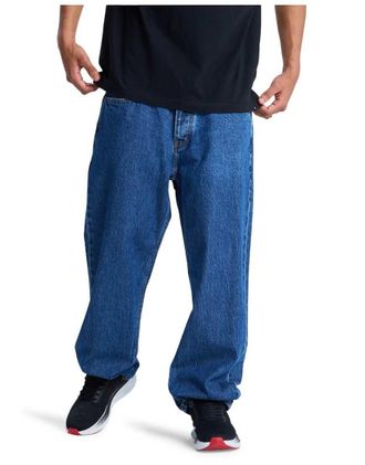 DC Jean droit d&eacute;contract&eacute; - Indigo fonc&eacute;-Bleu