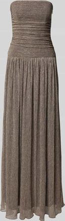 Jake*s Schimmerndes Off-Shoulder-Kleid mit Drapierungen