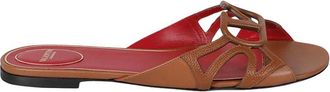 Valentino Garavani Wonderweb VLogo Slide - - Shoes - Damen - Braun - 39 EU