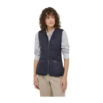 Barbour Gilet doubl&eacute; en polaire Betty - Femme - Vestes - Bleu - Taille: 44 FR