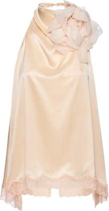 Magda Butrym Blouse satin&eacute;e &agrave; nouer en soie