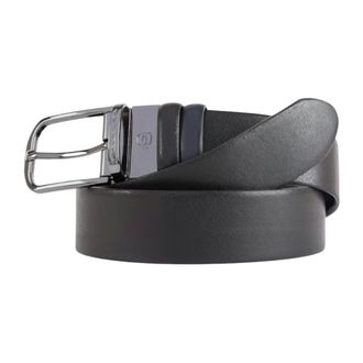Piquadro Doubleface Belt 35 mm - Homme - Accessoires - Noir - Taille: ONE Size