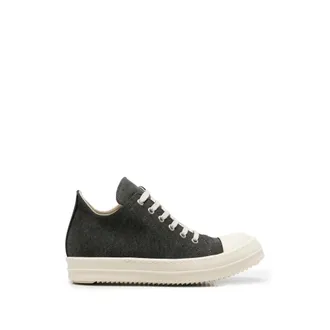 Rick Owens Canvas Low-top Sneakers