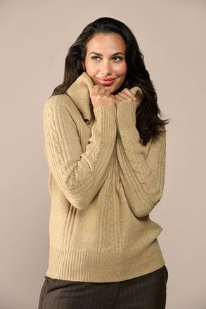 Mart Visser Liv Lurex Pullover Sand/Gold