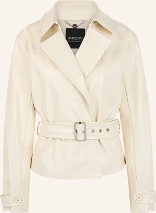 Marc Cain Jacke In Lederoptik beige
