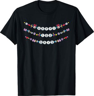 Disney Minnie Mouse Happy 100 Days of School 100th Day Charm T-Shirt