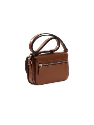 Guess Womens Crossbody Bag Cognac Polyurethane - Crossbody-Bags