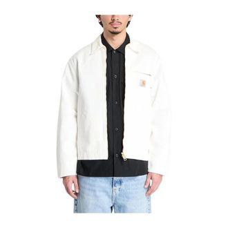 Carhartt Work in Progress Homme, Vestes, Blanc, Taille: L Detroit Jacket