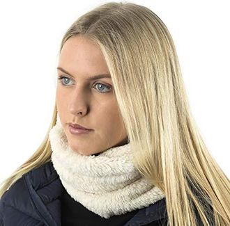 TOSKATOK Unisexe Hommes Dames Enfants Chaud Chaud Snug Teddy Fourrure Polaire Ultra Doux Microfibre Dense Pile Balaclava Capuche Snood Neckwarmer