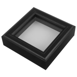 Artibetter Insektenpr&auml;parat Vitrinenbox 10X10cm aus Echtglas Schwarzer Schmetterlings Bilderrahmen f&uuml;r Tischdekoration Naturwissenschaftliche Entdeckungen und Wo