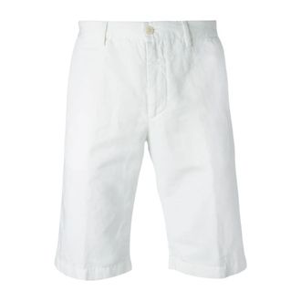 Etro Slim Cotone Shorts - - Shorts - Herren - Wei&szlig; - XL