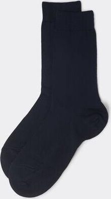 Calzedonia Kurze Herrensocken Mit Kaschmir Blau