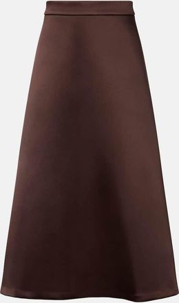 Róhe Róhe Jupe midi en satin