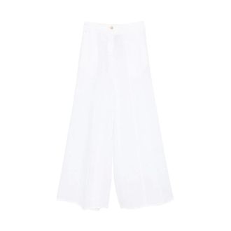 Semicouture Damen, Hosen, Wei&szlig;, XLGr&ouml;&szlig;e