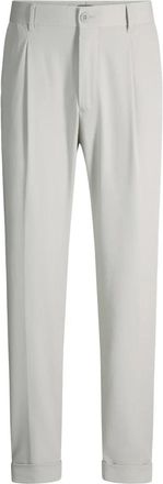 Strellson Hellgraue Hose mit fixierten Umschl&auml;gen - - Trousers - Herren - Grau - W36 L34