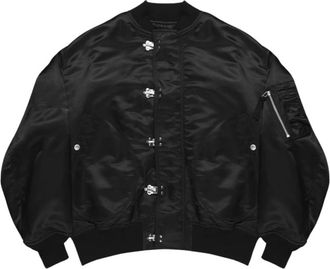 Comme Des Gar&ccedil;ons Homme, Vestes, Noir, Taille: M Blouson Aviateur en Satin