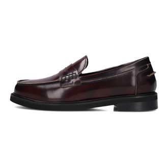 Stefano Lauran Klassische rote Loafer f&uuml;r Herbst/Winter - - Shoes - Damen - Braun - 39 EU