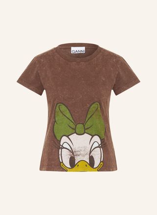Ganni T-Shirt braun