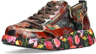 Laura Vita Chaussures à Lacets Sneaker pour Femmes Nikito 62, Pointure:37 EU, La Couleur:Marron