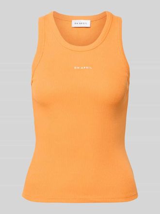 Oh April Tanktop mit Label-Stitching Modell Dara