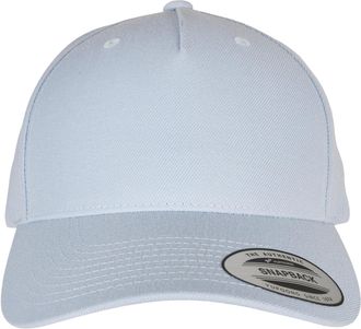 Flexfit Unisex 5-Panel Premium Curved Visor Snapback Cap Baseballkappe, Ballad Blue, one Size