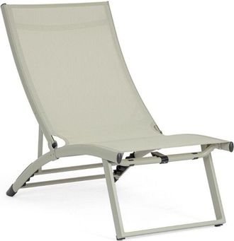 BIZZOTTO Bizzotto lounge poltrona Taylor Breeze, reclinierbar, Aluminium und Textilene, 53 x 166,5 x 90 cm