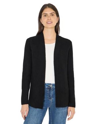 Cecil Cardigan Ouvert Cosy, Noir, Taille M