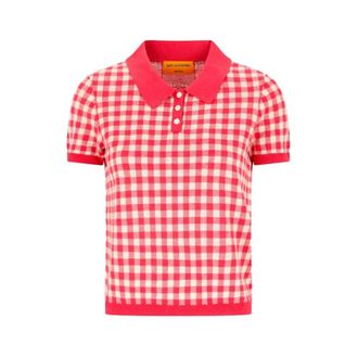 Guest In Residence Femme, Tops, Multicolore, Taille: 40 FR Gingham Shrunken Polo