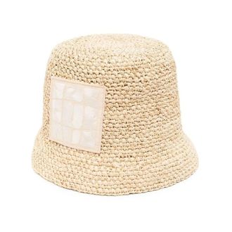 Jacquemus Le Bob Ficiu Bucket Cap - - Accessories - Damen - Beige - 56 CM
