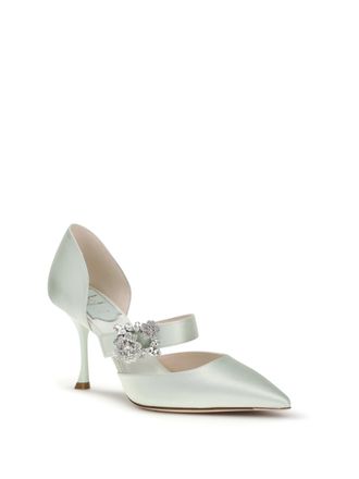 Roger Vivier Efflorescence Dorsay Pump - Aquamarine