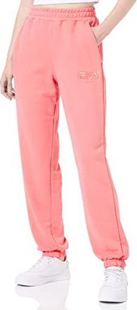 Fila Bandirma Pantalon de Sport Taille Haute pour Femme, Tea Rose., L