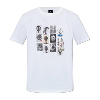 Paul Smith T-Shirt mit Print - - Tops - Herren - Wei&szlig; - 2XL