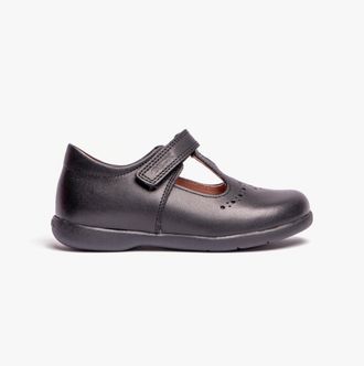 Geox Naimara G B M&auml;dchen Leder Schn&uuml;rschuhe Schwarz
