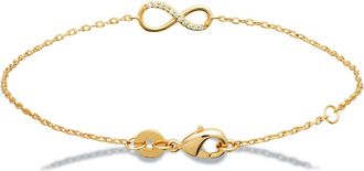 Brillaxis Bracelet infini serti oxydes de zirconium