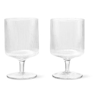 Ferm Living Verres &agrave; vin Ripple - Set de 2 Ferm Living