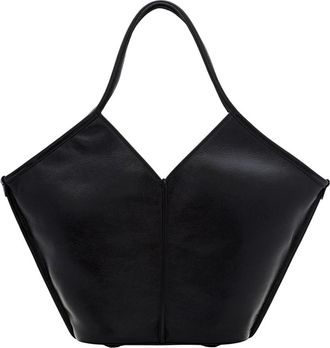 Hereu Femme, Sacs, Noir, Taille: ONE Size Sac cabas en cuir Calella