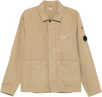 C.P. Company C.p. Company, Homme, Vestes, Beige, Taille: L Surchemise