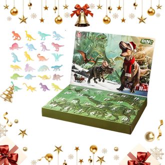 Generico Weihnachts-Countdown-Kalender Dinosaurier - Adventskalender, langlebiges Design, t&auml;gliche Emotion des Spielzeugs, Zeitemotion des Weihnachts-Countdown