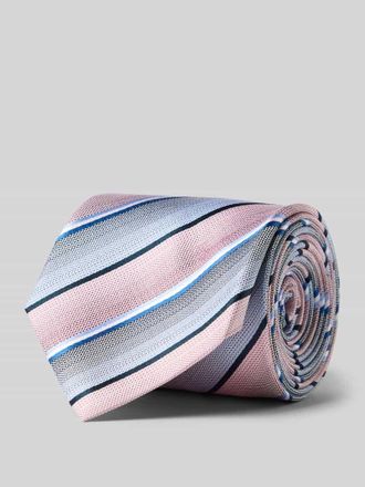 Monti Krawatte aus Seide mit Streifenmuster (7 cm)